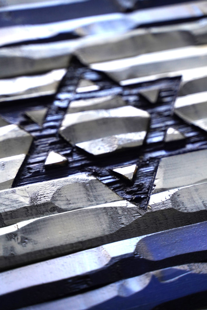 Israel Wood Flag – THE LEGACY FLAG