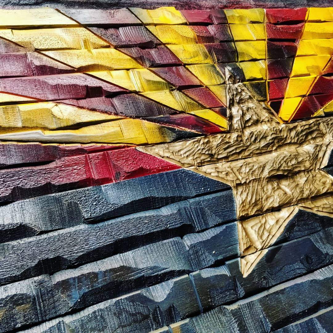 Hand Crafted Arizona State Flag – THE LEGACY FLAG
